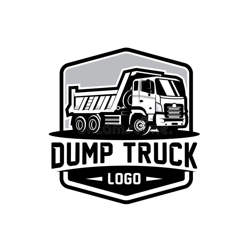 Trucking Dump Logo Pro Vector Stock Illustration - Illustration of ...