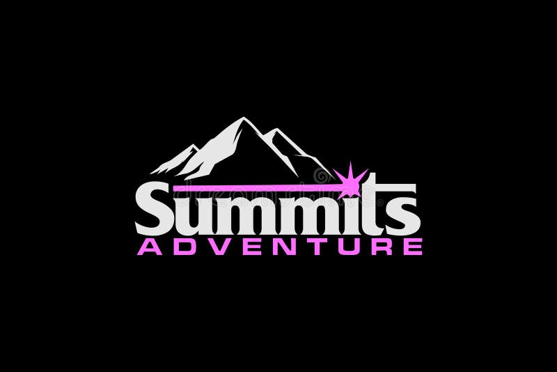 Summit Adventure Vector Image Logo Template Stock Vector - Illustration ...