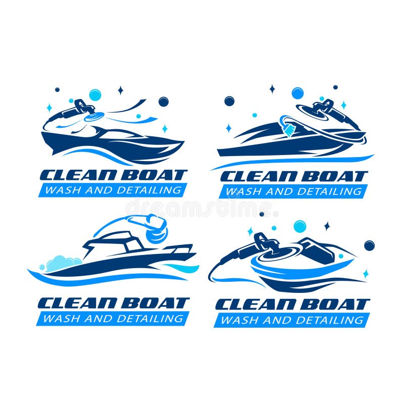 Creative Clean Boat Premium Logo Vector Stock Illustration ...