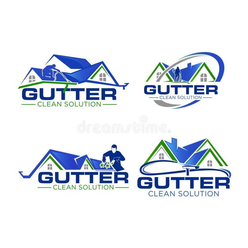Creative Gutter Service Premium Logo Vector Stock Illustration ...
