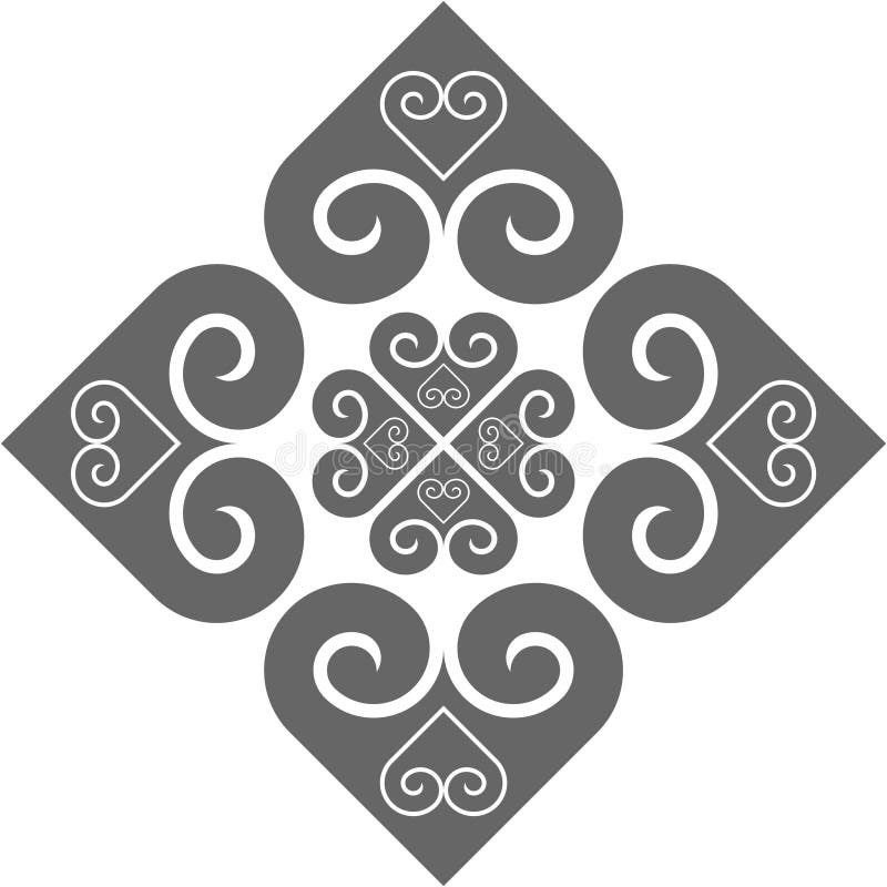 Vector Illustration of Hmong Ethnic Pattern. Stock Image - Illustration ...