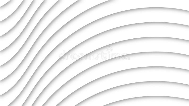 Curved, Layered White Lines Create a Flowing Wave Pattern Across a ...