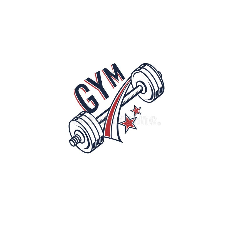 High-impact Weightlifting Gym Training Logo with an Abstract Athlete ...