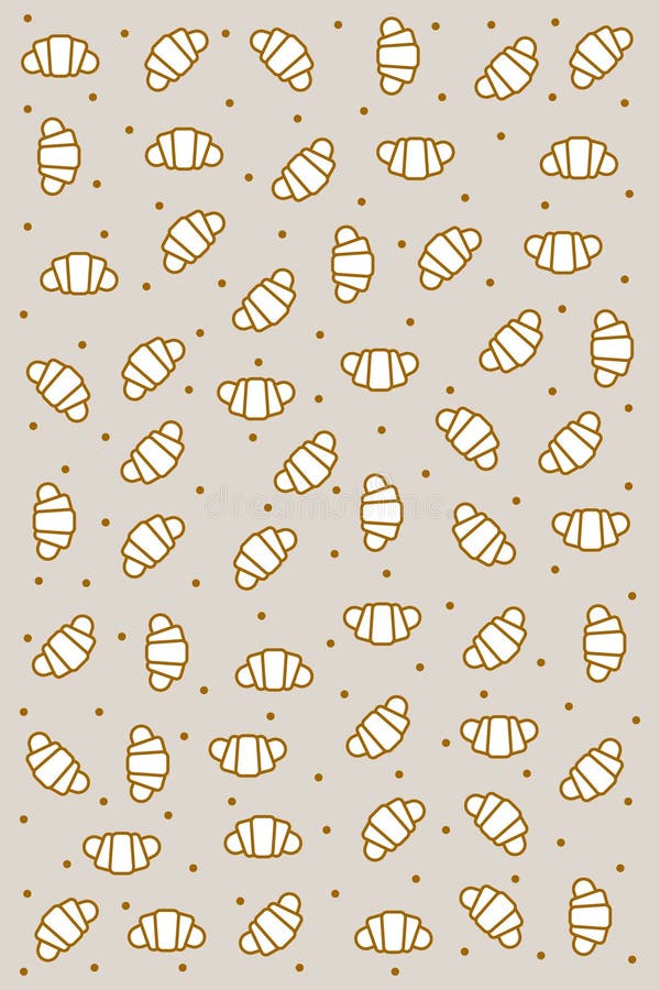Abstract croissant pattern stock illustration. Illustration of fabric ...