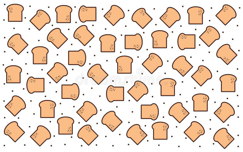 Abstract toast pattern stock vector. Illustration of circle - 370211600