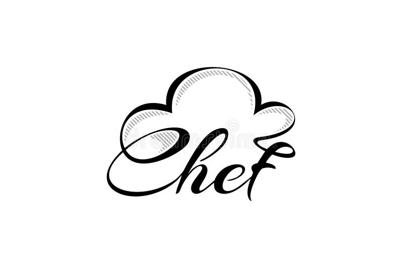 Chef Lettering Calligraphy Stock Illustrations – 1,767 Chef Lettering ...