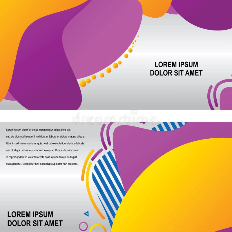 Set of Business Banner Design Template Illustrators Vectors Stock ...