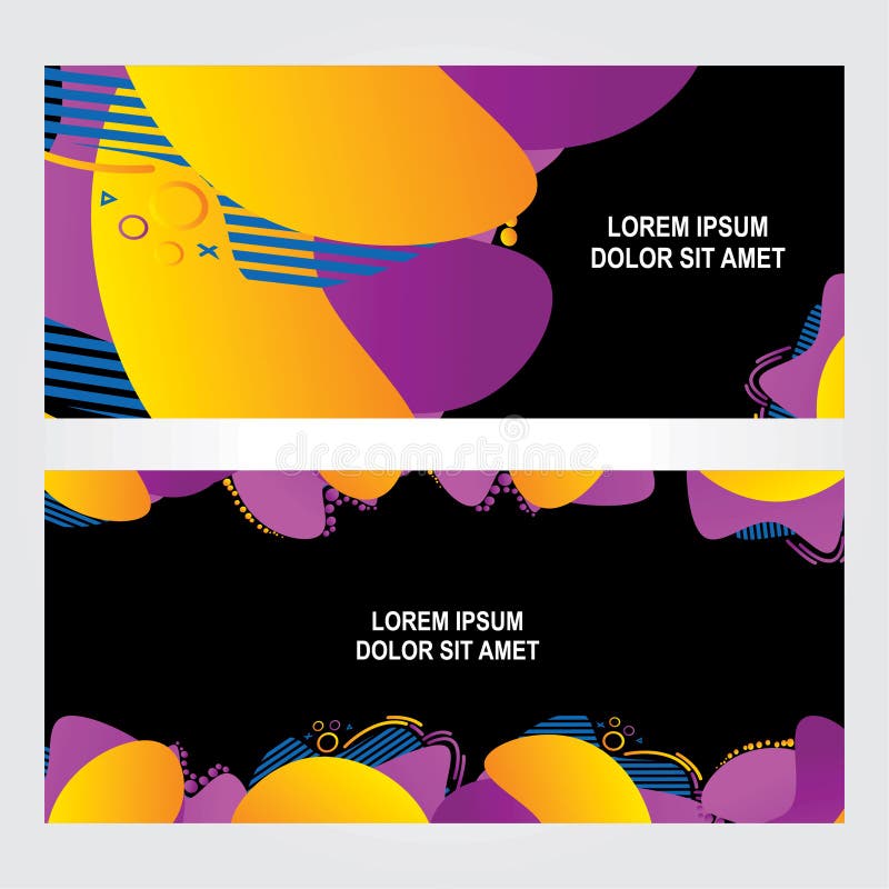 Set of Business Banner Design Template Illustrators Vectors Stock ...