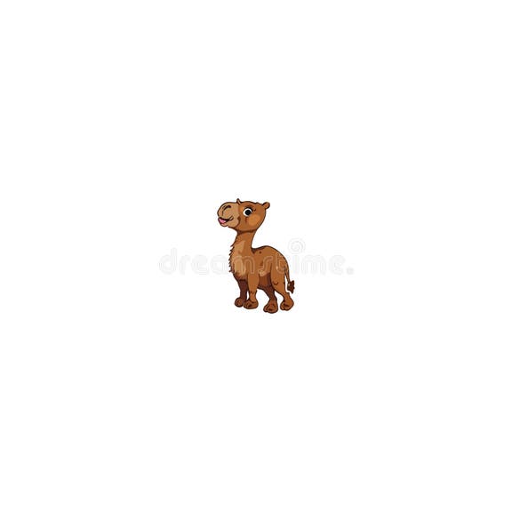 Printable Sticker Pictures about Cartoon Animated Minimal Camel Animals ...