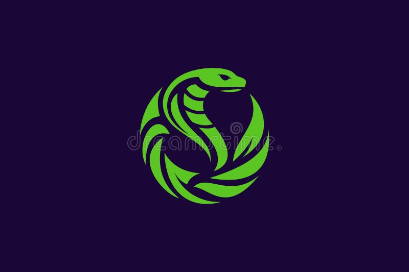Green Snake Logo Design stock vector. Illustration of advertising ...
