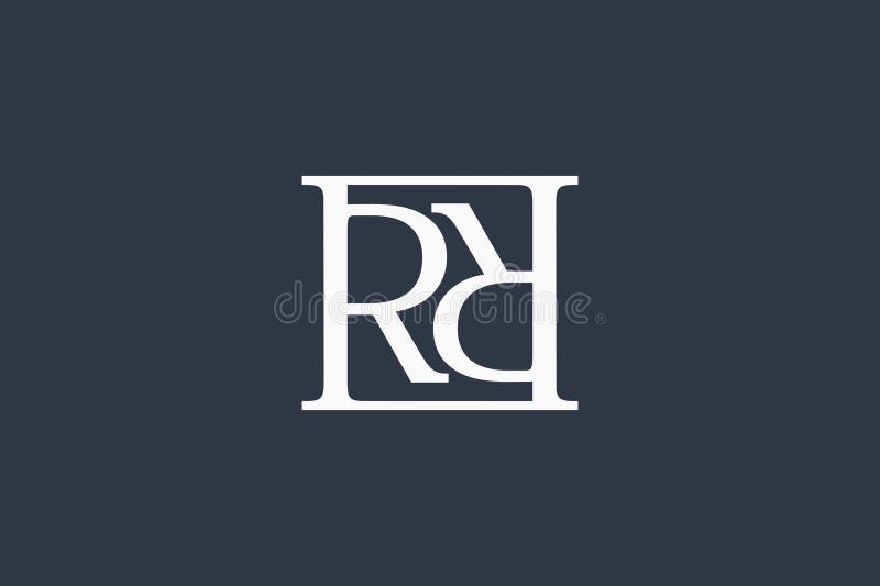 RR Monogram Logo stock vector. Illustration of presentation - 375713212