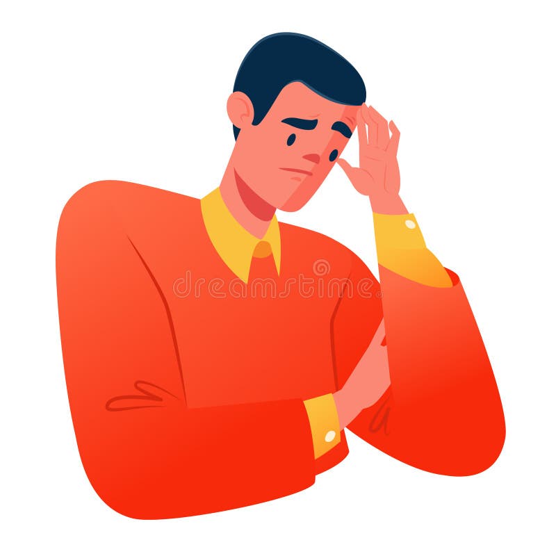 Man Thinking Stock Illustrations – 82,130 Man Thinking Stock ...