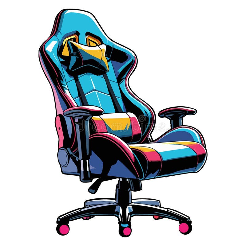 Illustration Vector Image Icon Logo Symbol Animation 3d Gaming Chair ...