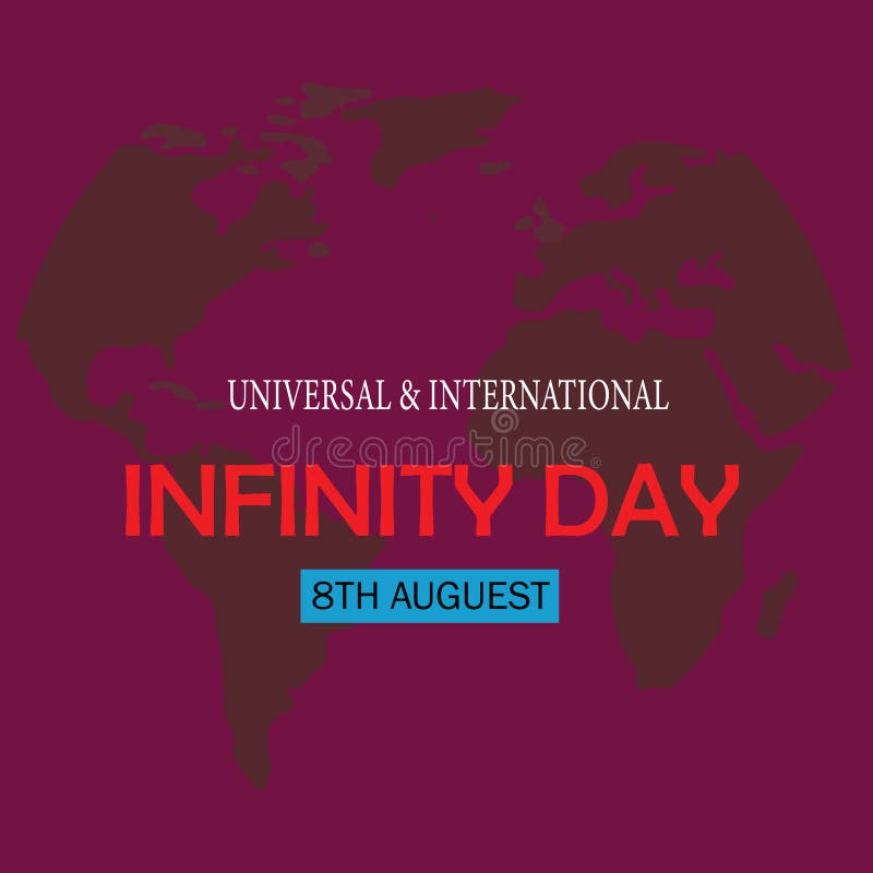 Universal International Infinity Day Social Media Banner with World Map ...