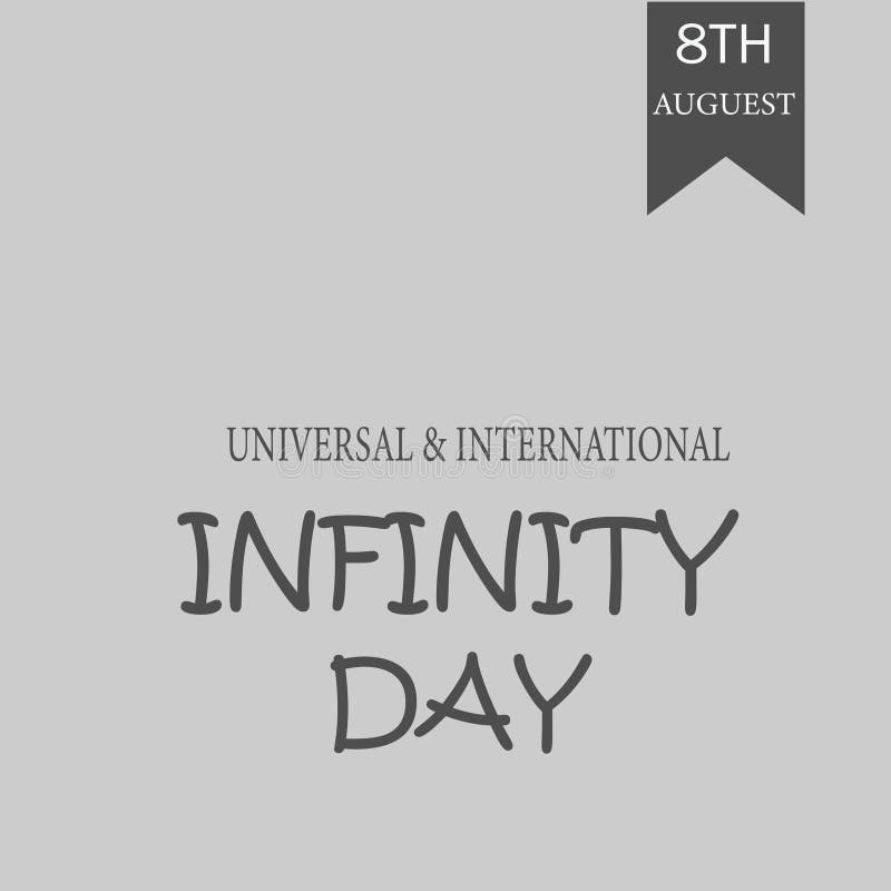 Universal and International Infinity Day Social Media Post or Corporate ...