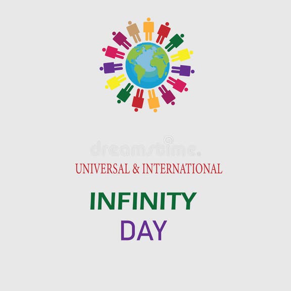 Universal and International Infinity Day Background Design in EPS ...