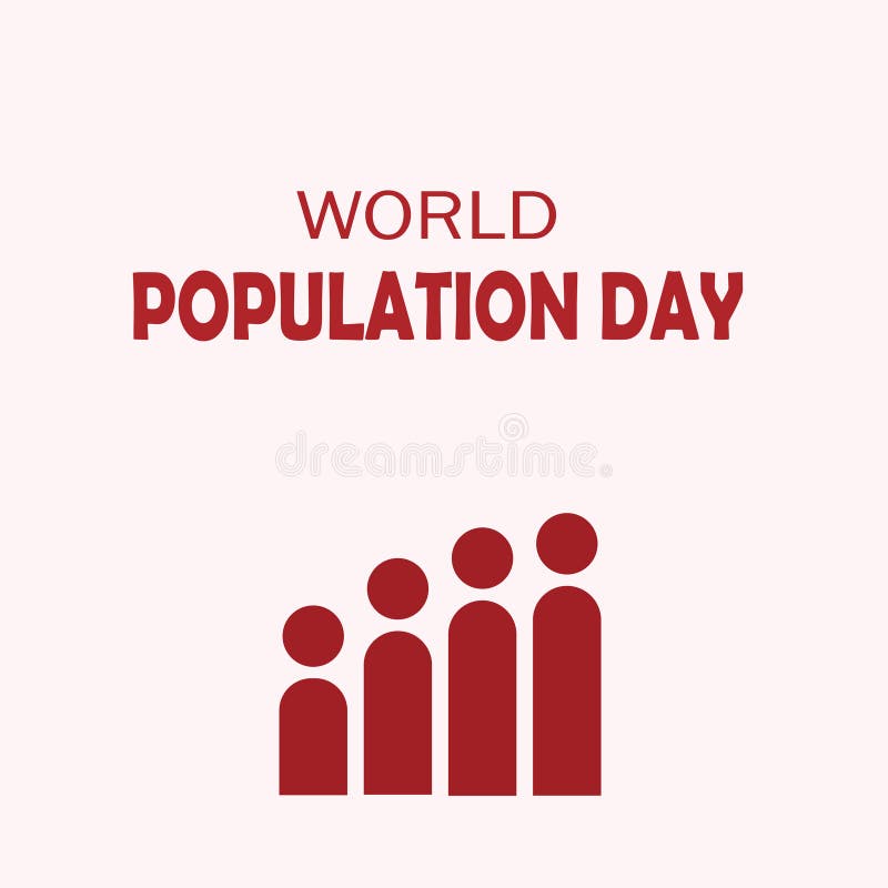 World Population Day Concept - Population Growth Idea for Poster ...