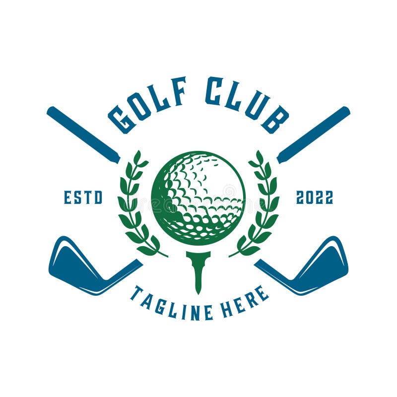 Golf Vector Logo Design. Golf Club and Ball Theme. for Golf Club Lovers ...