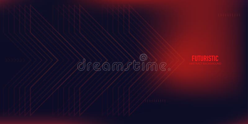 Dark Abstract Background with Glowing Arrow Lines for Technology, Featuring a Futuristic Concept ...