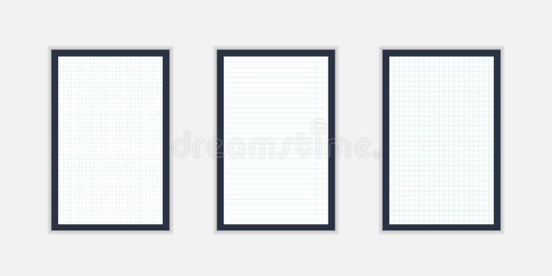 Lined Paper Blank Size Stock Illustrations – 929 Lined Paper Blank Size ...