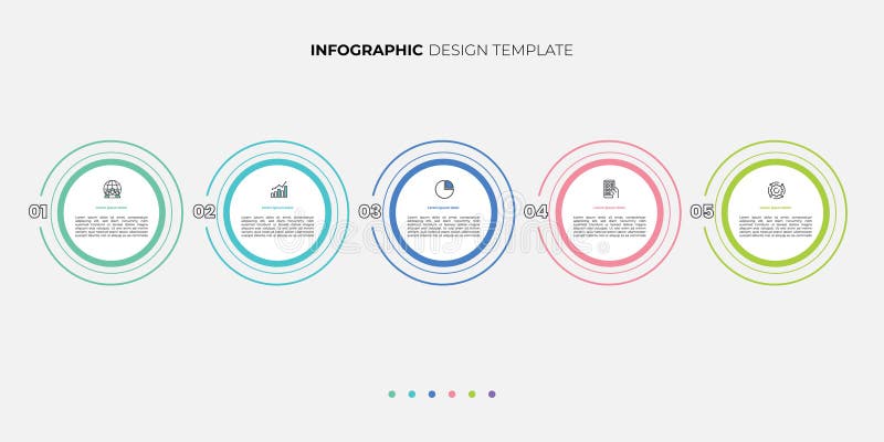 Timeline Creator Infographic Template. 5 Step Timeline Journey ...