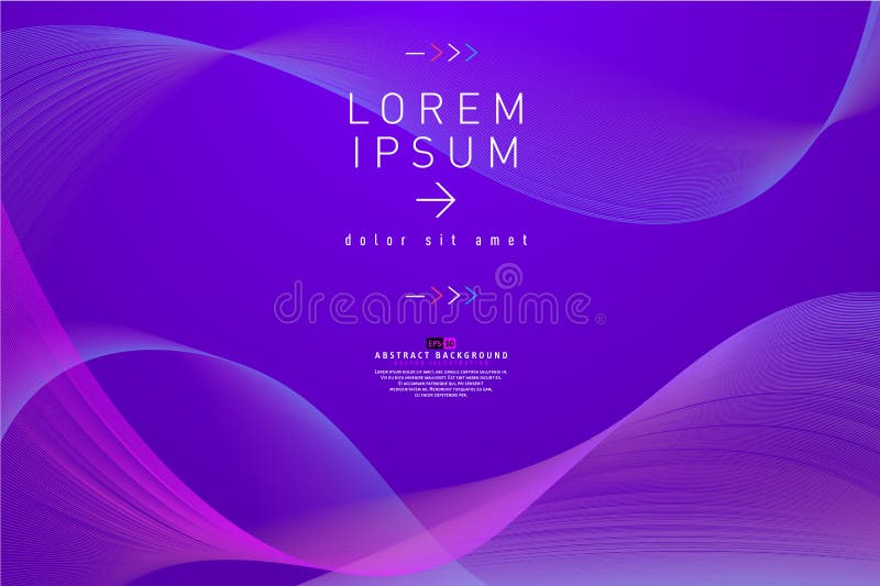 Abstract Shining Wave Background Poster Template Stock Vector ...