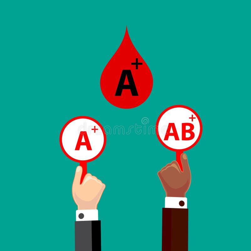 Blood Compatibility Donation. Blood a Positive Stock Vector ...