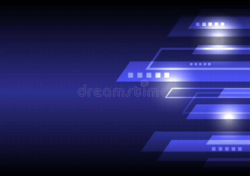 Digital Image of Light.Abstract Futuristic Hi-tech Blue Background ...