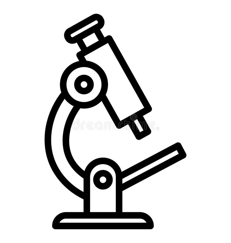 Basic RGB Digital Microscope Isolated Vector Icon Which Can Easily ...
