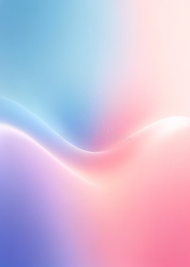 Elegant Smooth Gradient with Soft Curves in Pastel Colors for ...
