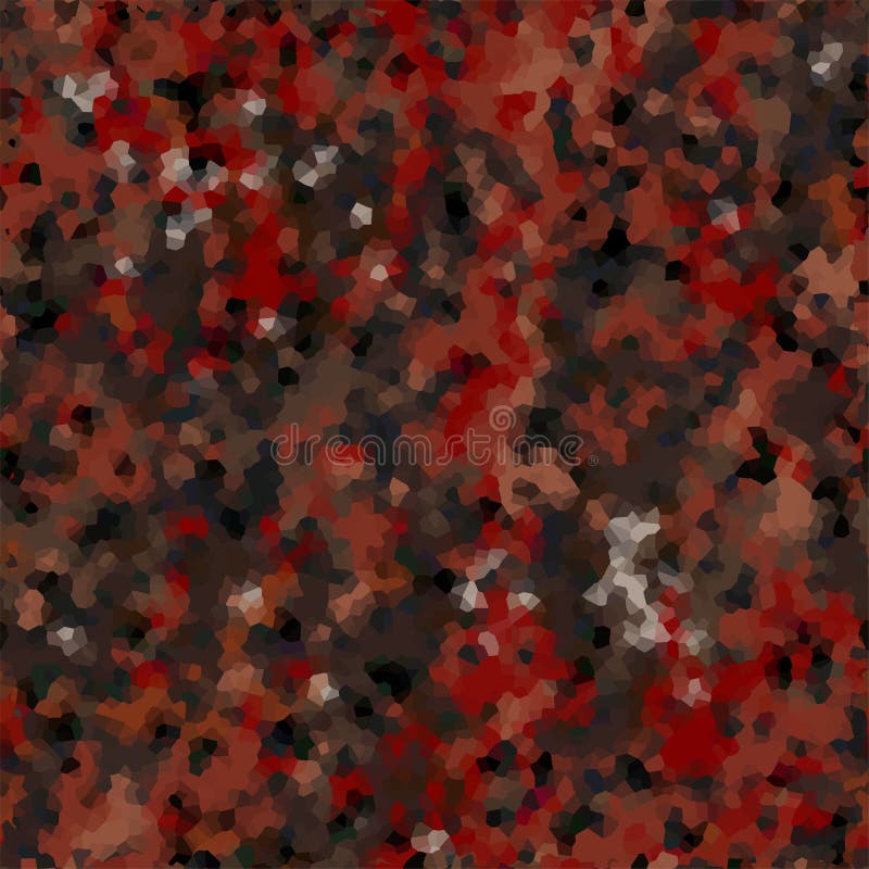 Seamless Abstract Pattern. Chaotic Shapes on Dark Background Stock Vector - Illustration of ...