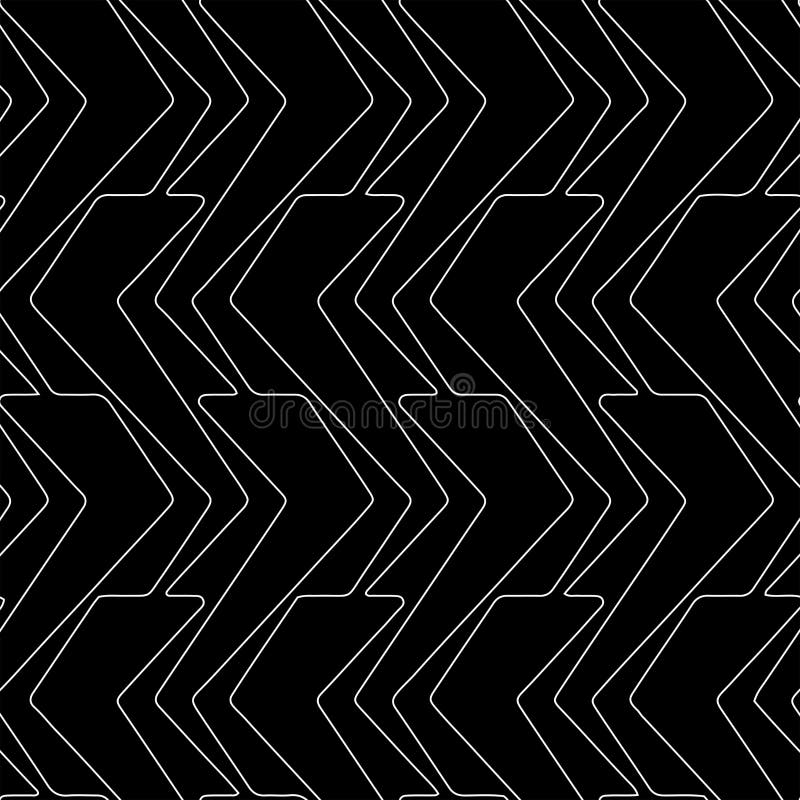 Seamless Lines Texture Pattern. Black and White Stripes for Textile ...