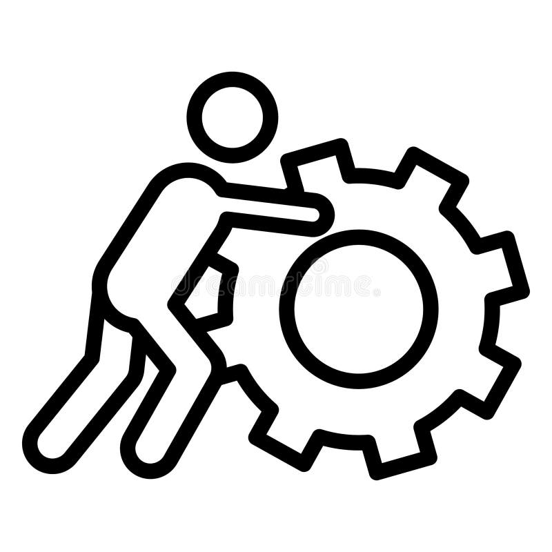 Man, Worker, Basic, Ui Abstract Circle Background Flat Color Icon Stock ...