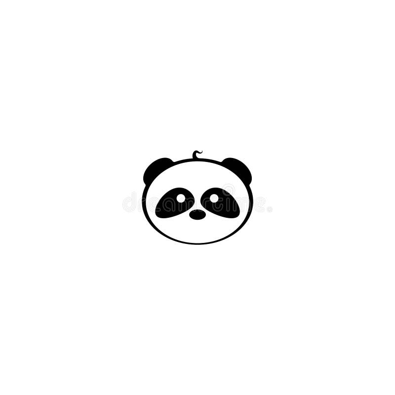 Panda icon template stock vector. Illustration of nature - 176637767