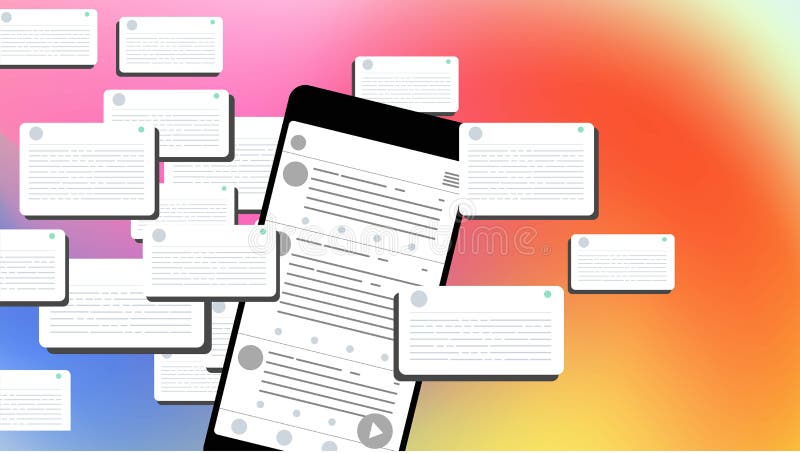 Socialmedia App Interface Mobile Phone. Subscribe . Socailmedia Mobile ...