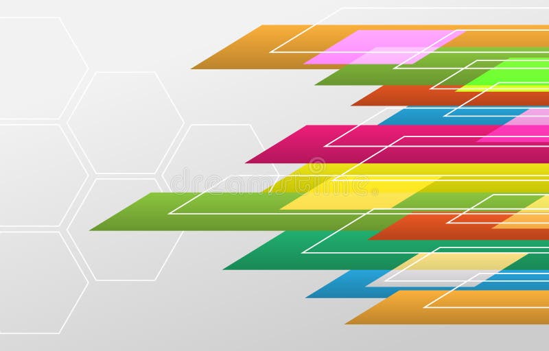 Square Pattern Colorful on the Abstract Background. Stock Vector ...