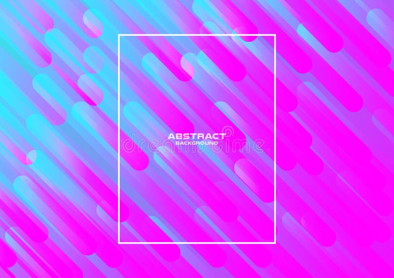 Abstract Background Colorful Geometric Dynamic Shapes. with White Frame ...