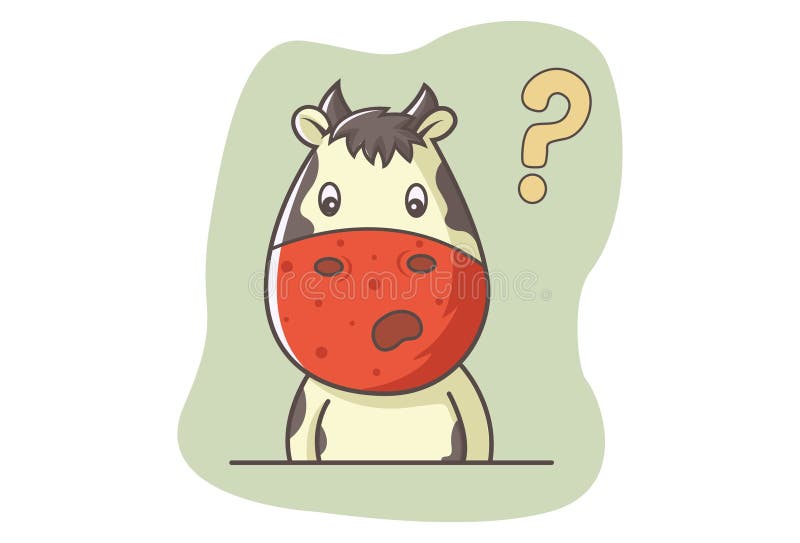 Bull Cartoon Character Question Mark Sign Stock Illustrations – 9 Bull ...