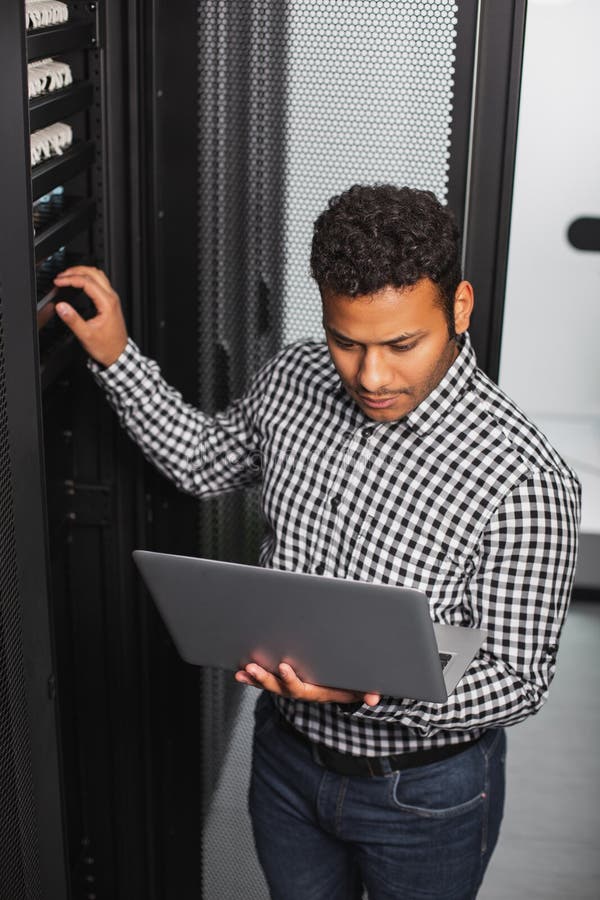 Professional it Guy Controlling System Stock Image - Image of ...