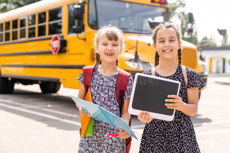 Child Wear Helmet. Protection. Study at School. Teen Girl in Protective ...
