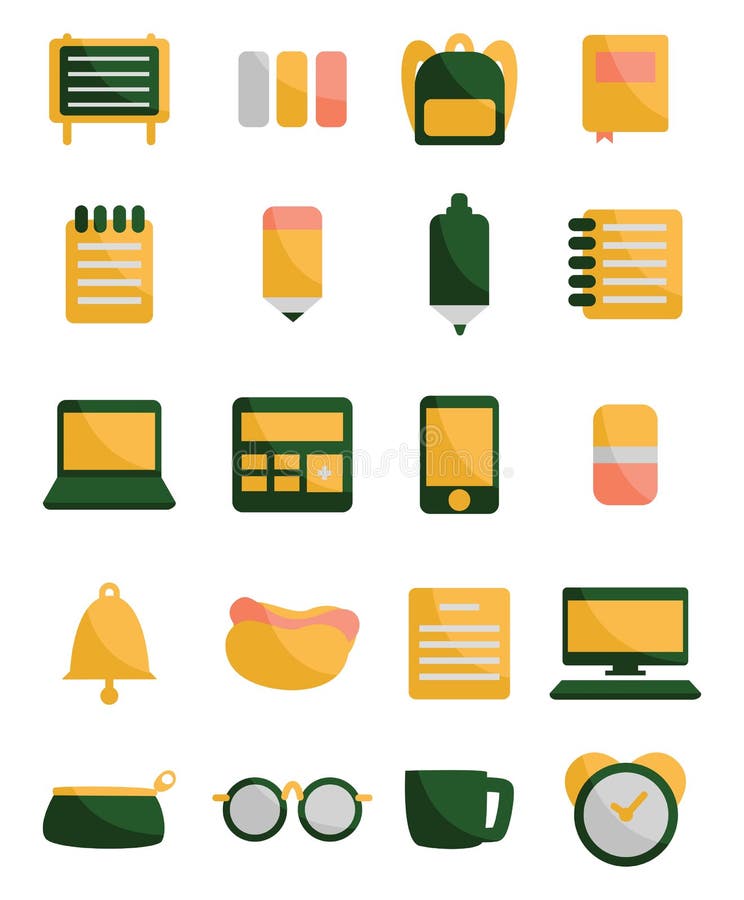 Electronic School Supplies Stock Illustrations – 501 Electronic School Supplies Stock ...