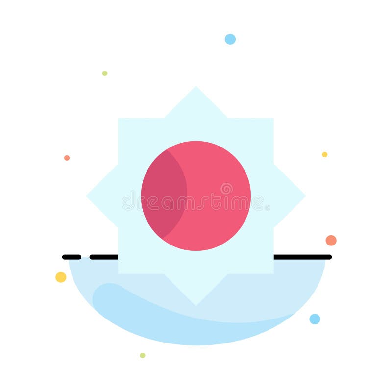 Basic, Setting, Ui Abstract Flat Color Icon Template Stock Vector ...