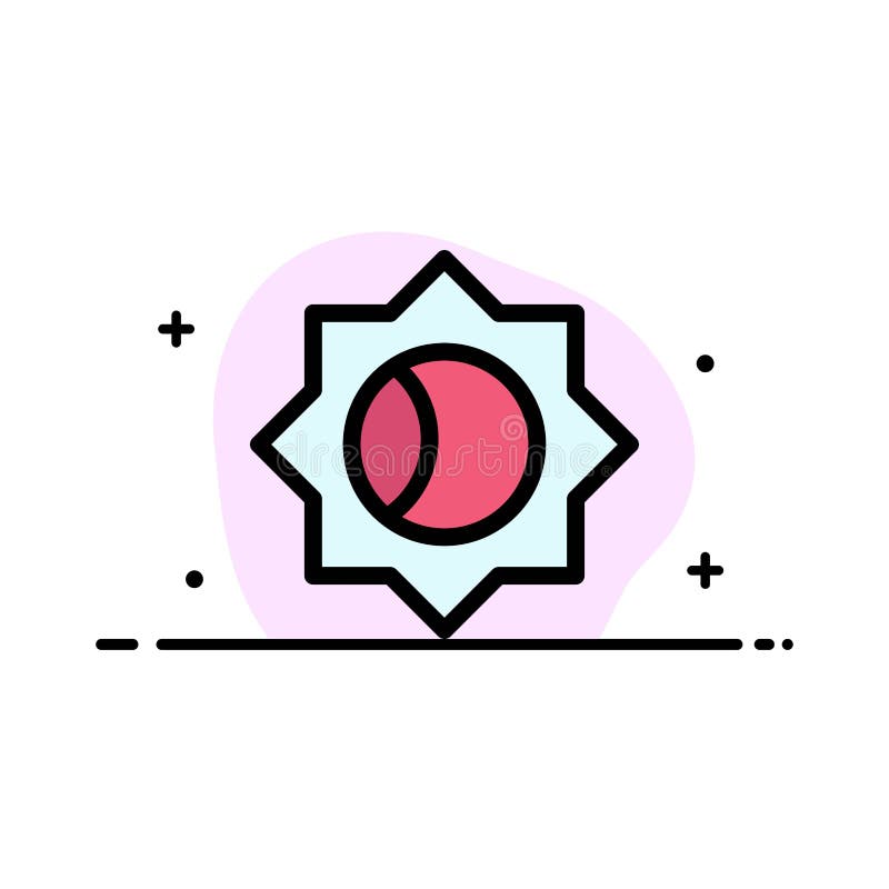 Basic, Setting, Ui Business Flat Line Filled Icon Vector Banner ...