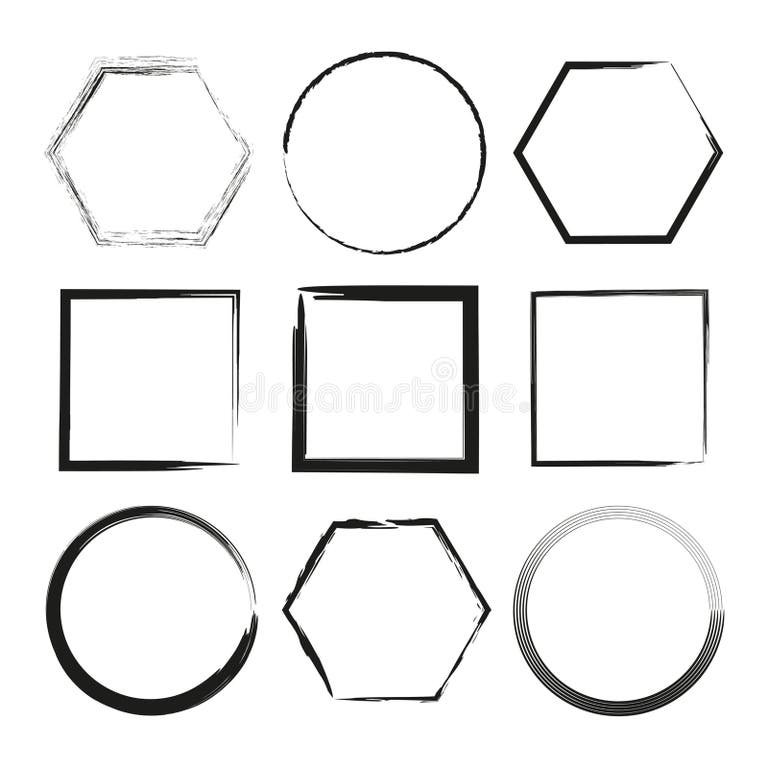 Basic Shapes Geometric Stock Illustrations – 19,333 Basic Shapes ...