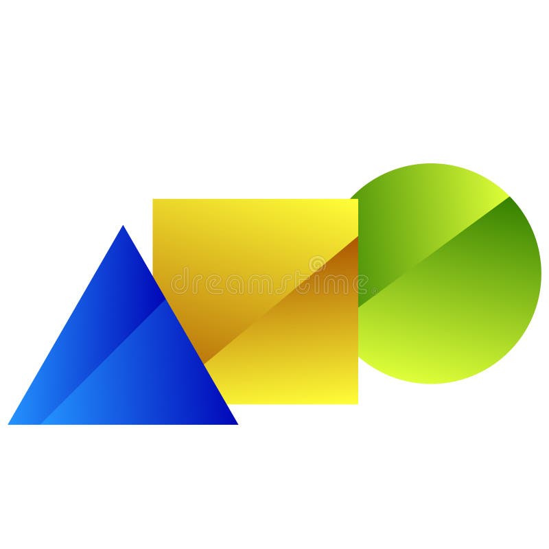 Circle with Triangle Fill - Circle Element with Triangles Isolated on ...