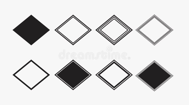 Rhombus Clipart Black And White