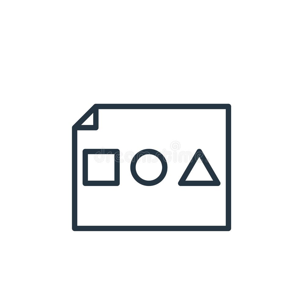 Outline 2d Shapes Stock Illustrations – 650 Outline 2d Shapes Stock ...