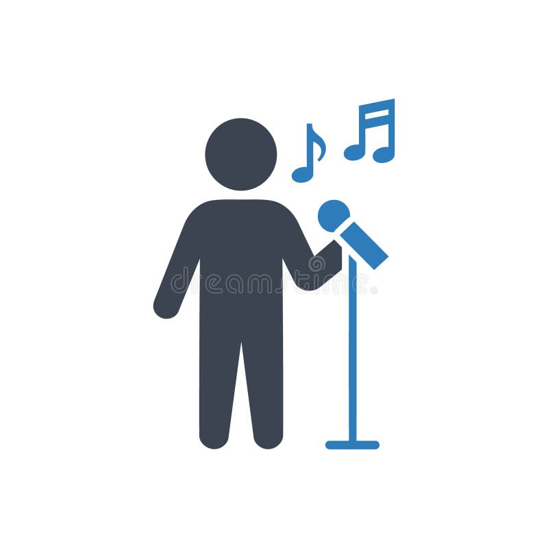 Singing Icon Stock Illustrations – 17,001 Singing Icon Stock ...