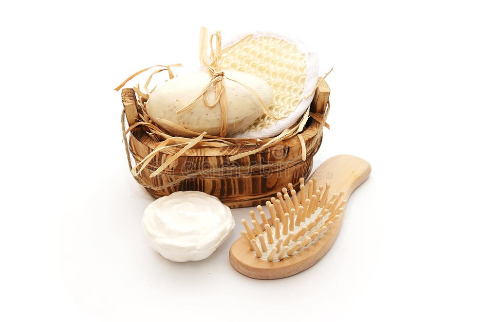 Basic Spa Treatments stock image. Image of color, hairbrush - 28296163