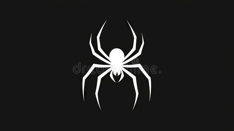 A Basic Spider Symbol that Encapsulates Halloween S Core, Suitable for ...